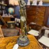 A stunning Large French Art Nouveau Antique Bronze Virtue Figure Signed ...